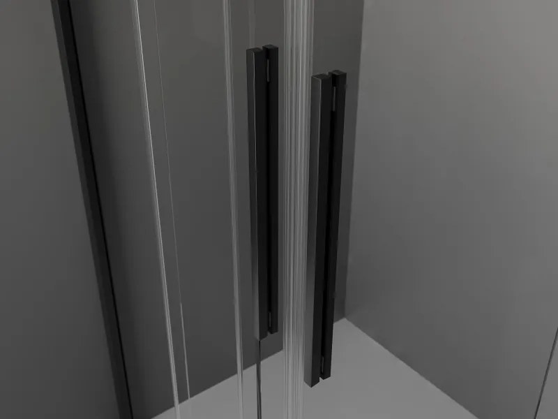 Mexen Velar Duo posuvné sprchové dveře 180 cm, transparentní, černé - 871-180-000-02-70