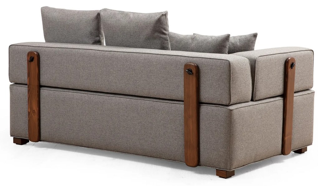 Atelier del Sofa Rohová sedací souprava Gondol-1 (L3-CHL) - Grey, Šedá