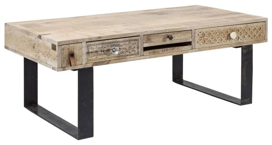 Konferenční stolek s ručně vyřezávanými detaily Kare Design Puro