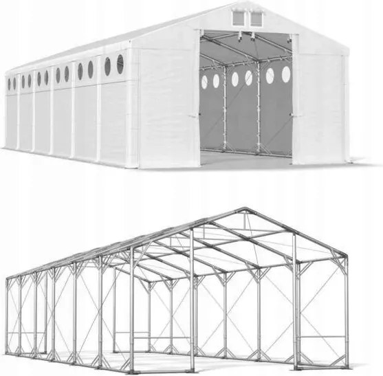 Výstavní stany 8x12 m [3 m] Obchodní Das 560 Pp