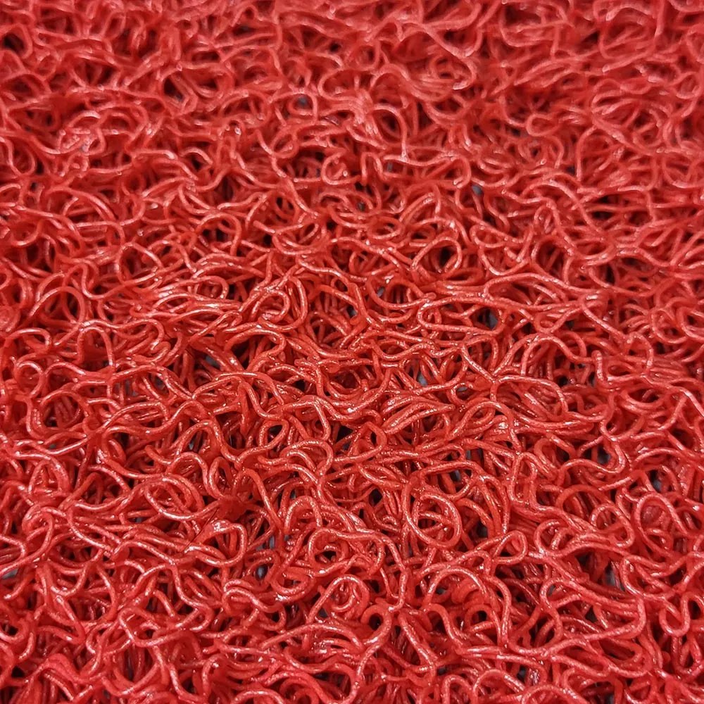 Bazénová rohož v roli SPAGHETTY 1 x 10 m - ČERVENÁ