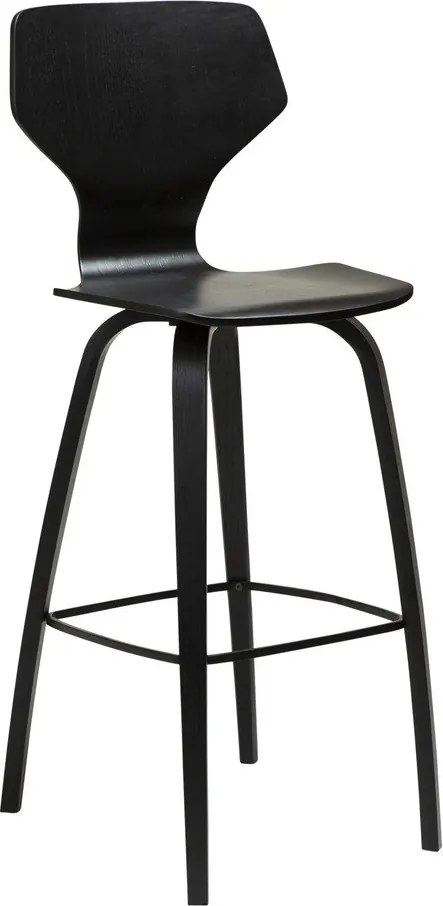 Černá barová židle (výška sedáku 75 cm) S.I.T – DAN-FORM Denmark