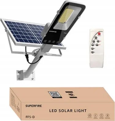 Solární Lampa Superfire Ff5-d 486w 1400 Lm 20000 Mah Solární panel Dálkové ovládání