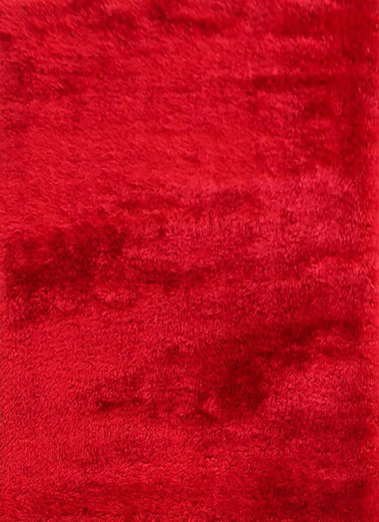 BE Koberec Seven Soft 7901 RED - červený obdélníkový Rozměr: 80x150 cm