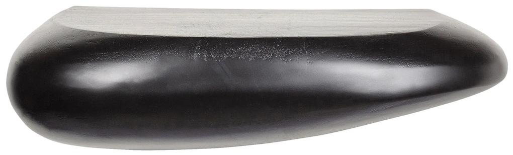 BEPUREHOME Kovová nástěnná polička Rock – 11 × 43 × 20 cm 11 × 43 × 20 cm