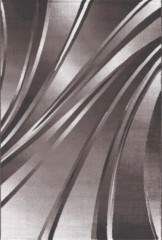 Ayyildiz Kusový koberec moderní Parma 9210 hnědý abstrakce 080x150 cm