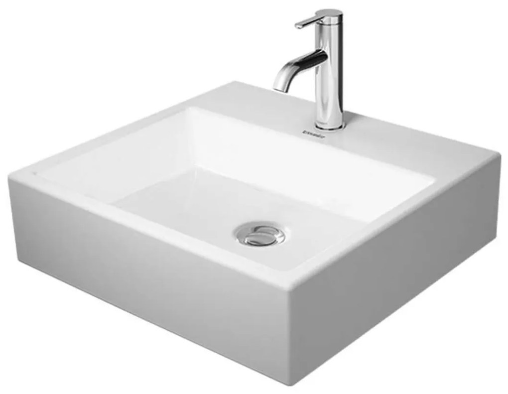 Duravit Vero Air - Umyvadlová mísa 50x47 cm, bez přepadu, otvor pro baterii, bílá 2352500041