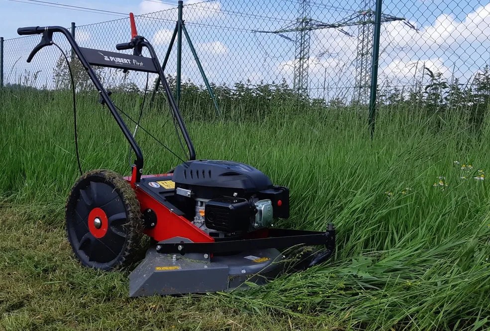Pubert First 55P – Mulčovací sekačka s pojezdem na vysokou trávu, benzínová, záběr 51 cm, bez koše, OHV 173 ccm