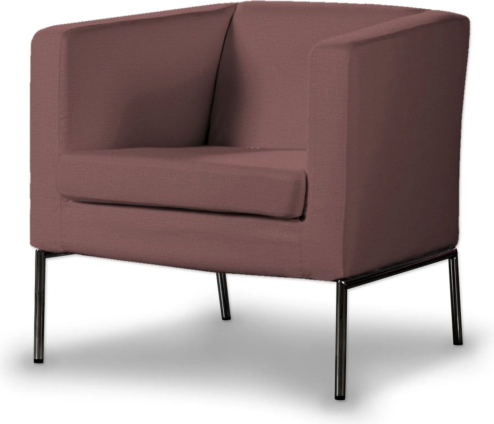 Potah na křeslo IKEA Klappsta barva fialová látka sametová