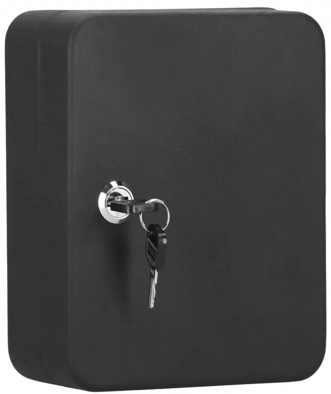Skříňka na klíče 20 háčků, černá SPRINGOS TX5029