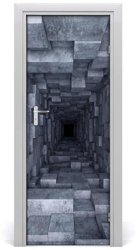 Samolepící fototapeta na dveře Tunel 95x205 cm