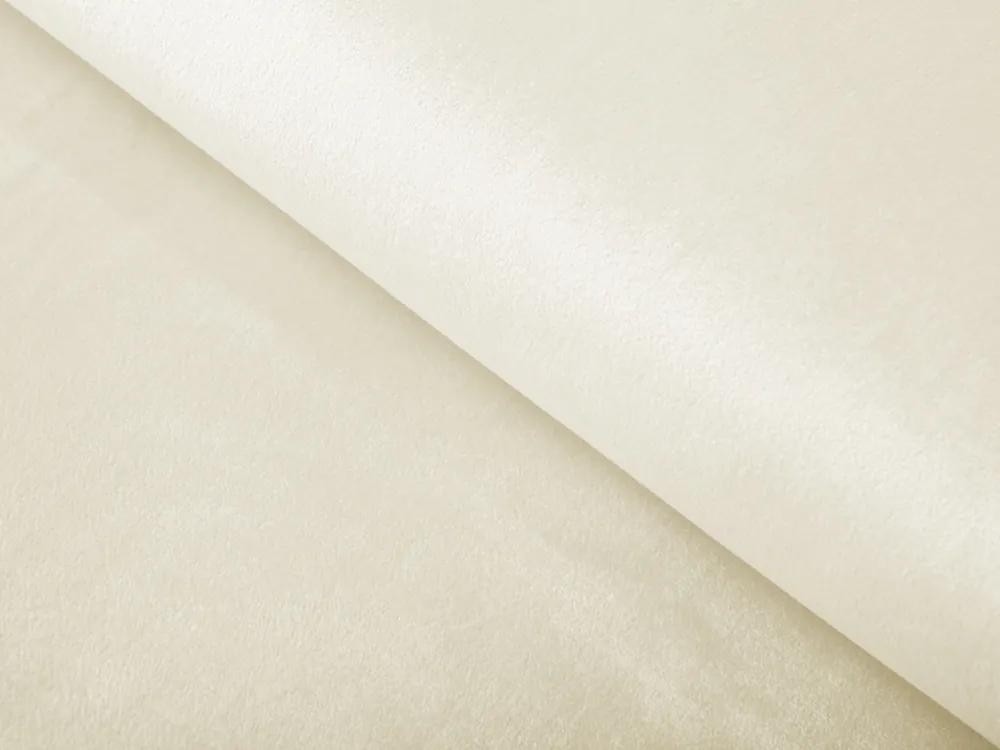 Biante Sametový povlak na polštář Velvet Premium SVP-003 Smetanový 45 x 45 cm