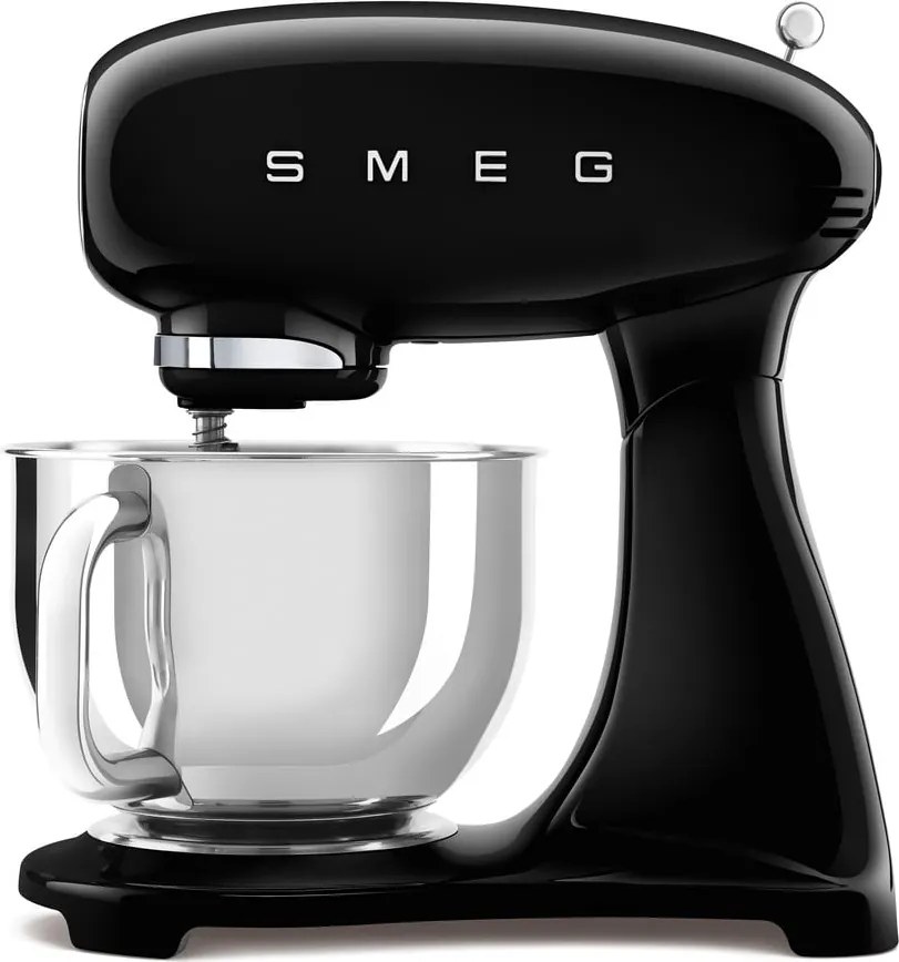 Černý kuchyňský robot 50's Retro Style – SMEG