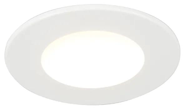 Sada 3 zapuštěných bodových světel bílá včetně LED 3000K 4W IP65 - Blanca