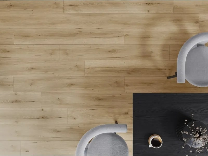 Mexen Buffalo vinylové panely 1227 x 187 mm LVT Dryback 2,5 mm, PVC podklad, 4 V-spára, Dub - F1307-1227-187-255-4V1-01