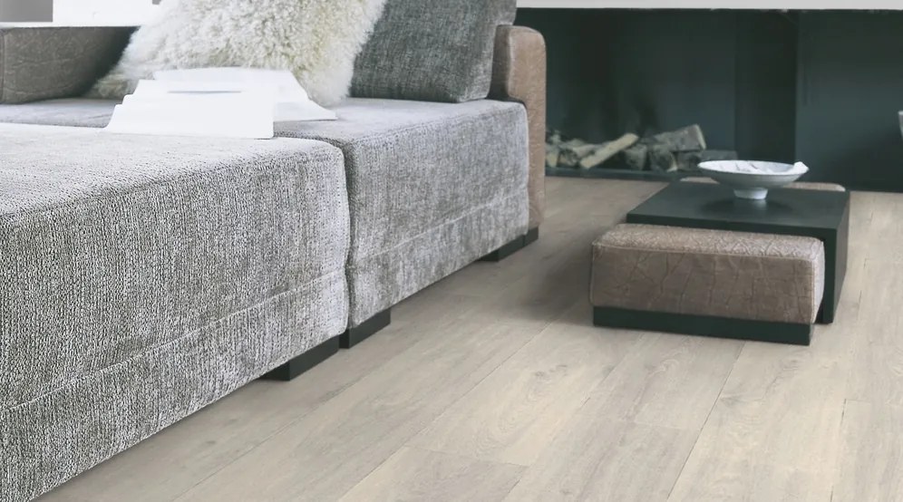PVC podlaha - lino Gerflor TEXLINE 0515 Noma Blanc - světlý dub ŠÍŘKA: 2 m