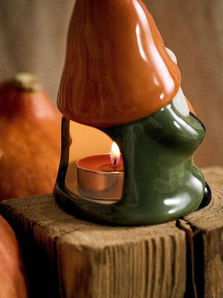 Sinsay - Podzimní svícen na čajovou svíčku ve tvaru skřítka - vícebarevná