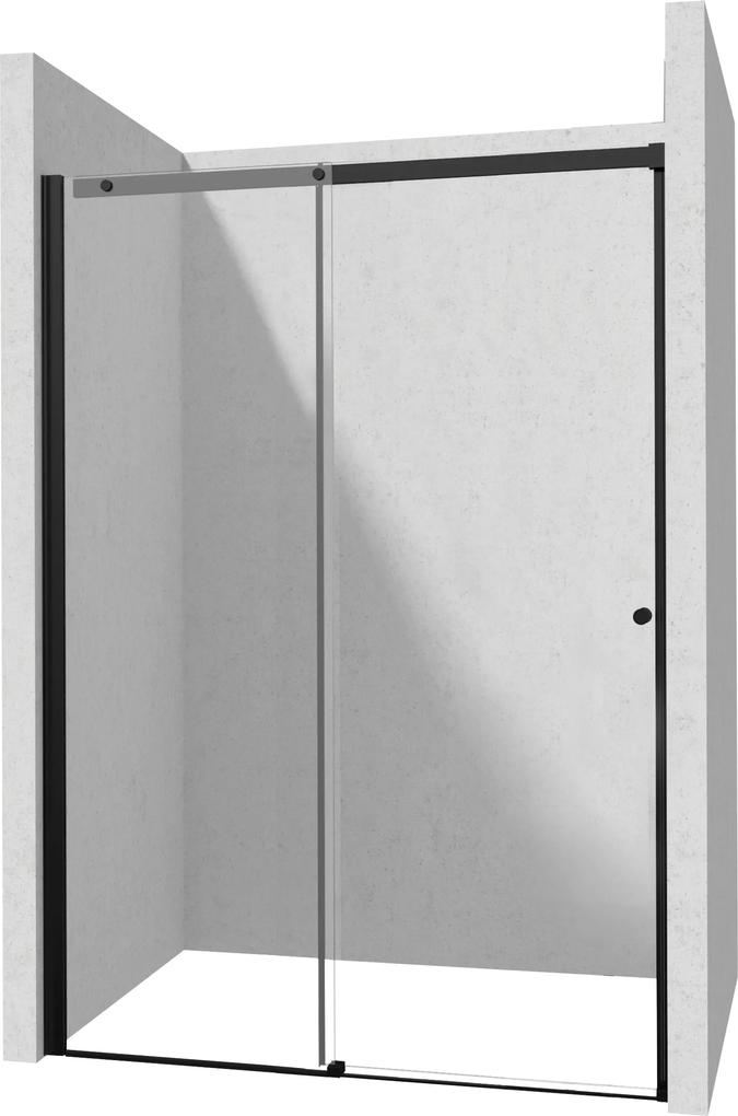 Aplomo Kerria Plus posuvné sprchové dveře, black Rozměr sprch.dveří: 130cm