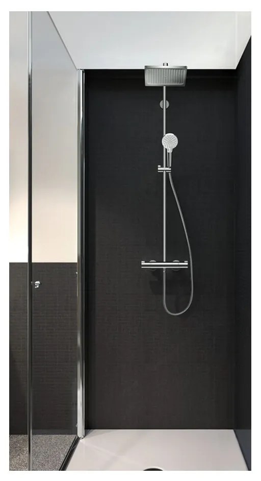 Hansgrohe Crometta E - Showerpipe 240 1jet EcoSmart 9 l / min s termostatem, chrom 27281000