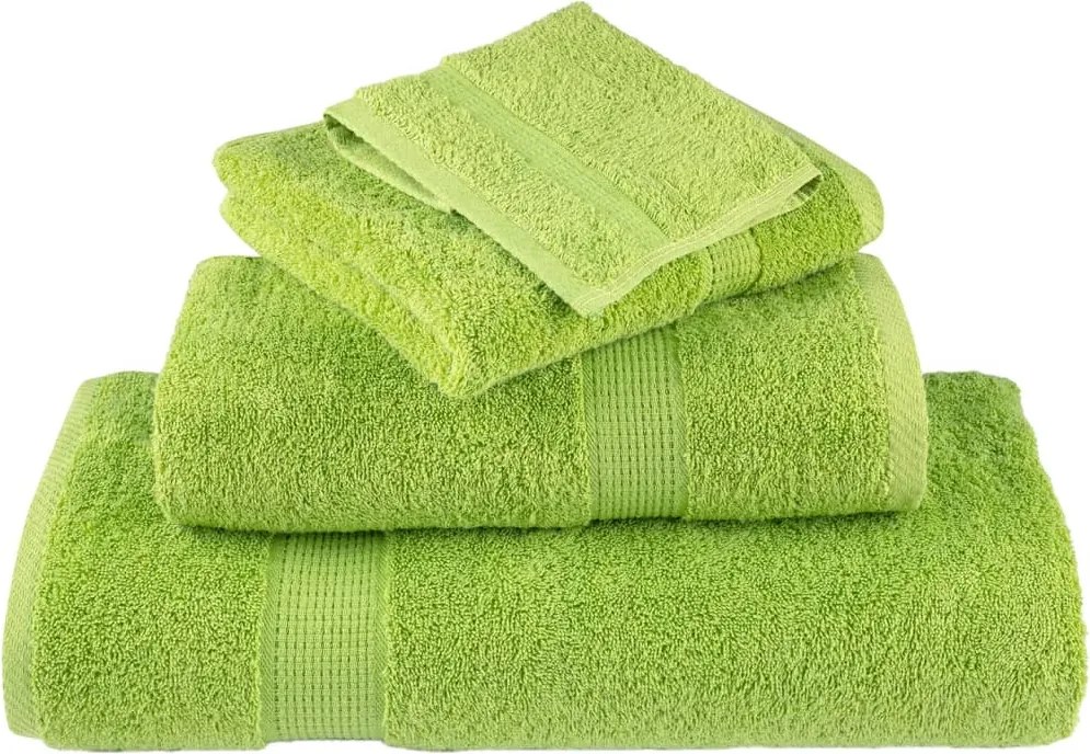 Premium ručníky SOLUND 2 jablkově zelené 100x200cm 600g/m² 137509