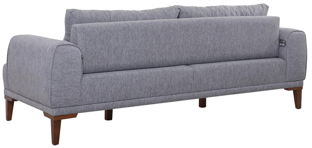 Hanah Home Třímístná pohovka BALERA šedá 223 cm