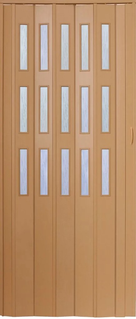 Matrix Shrnovací dveře, 870 × 2000 mm, buk, prosklené