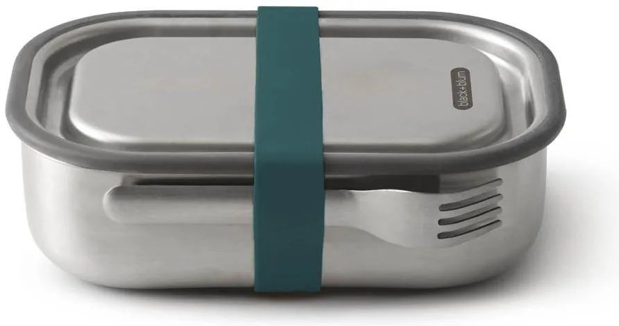 Black+blum lunchbox appetit steel l005, 1000ml, modrý