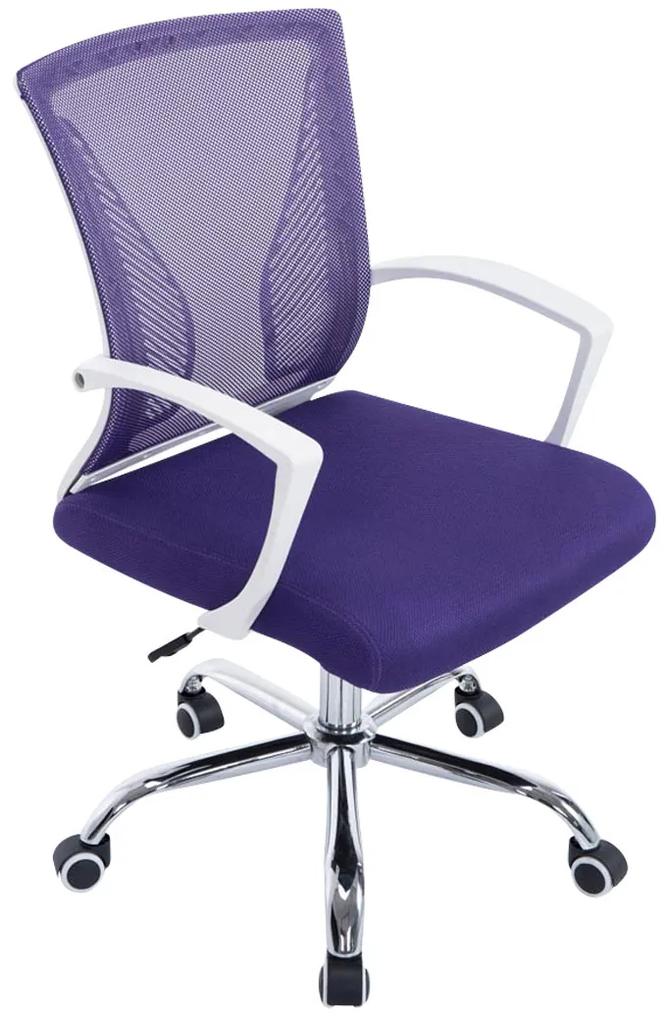 Kancelářská židle Tracy, podnož chrom Barva  Fialová