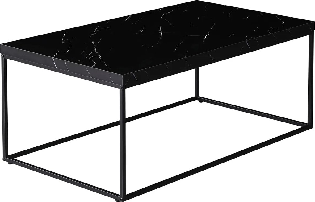 Autronic Konferenční stolek CT-V2011 110x60 cm Odstín: Černý mramor