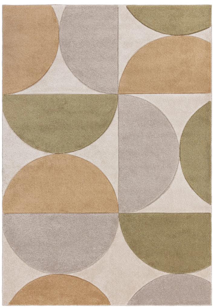 Tribeca Design Kusový koberec Furla Curve Ochre Rozměry: 160x230 cm