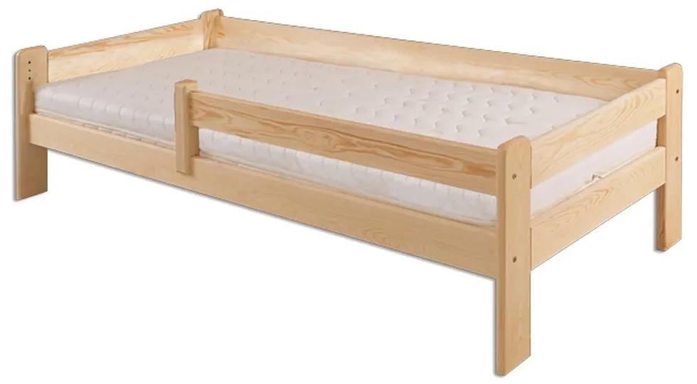 Drewmax Borovicová postel LK137 90 x 200 cm - bezbarvý