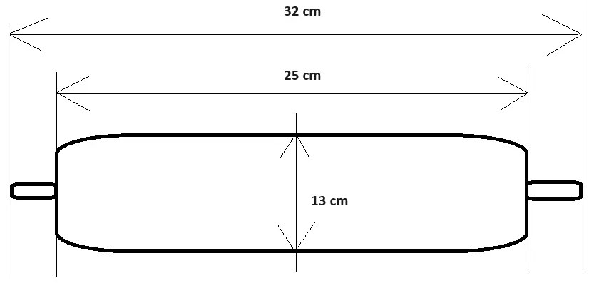 BELIS Oboustranně smaltovaný dvoupekáč Belis/Sfinx, 32 x 20 cm, síla plechu 0,8 mm