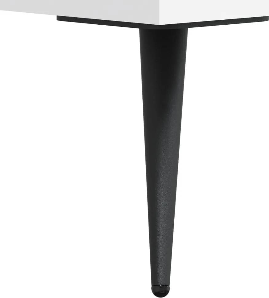 vidaXL Konferenční stolek 50 x 50 x 40 cm kompozitní dřevo [829332] Barva: kouřový dub