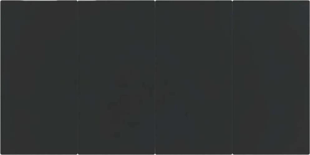 vidaXL 5dílný zahradní jídelní set černý [3156508]