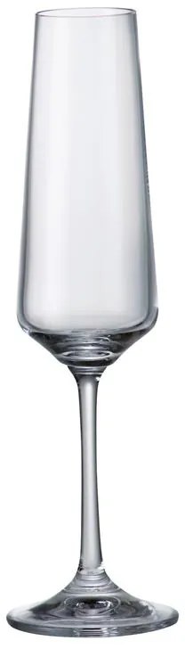 BOHEMIA CORVUS SKLENICE NA ŠAMPAŇSKÉ 160ML SADA 6 KS
