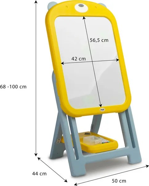 Dětská tabule s křesílkem TED Toyz grey