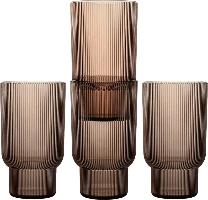 Sklenice z recyklovaného plastu v sadě 4 ks 430 ml Billi – Sagaform