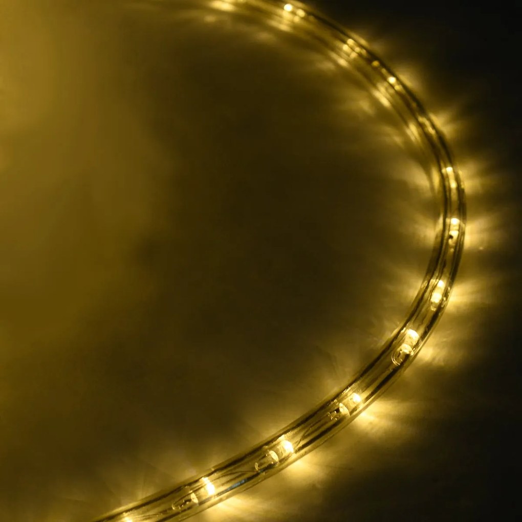 Costway Vánoční osvětlení 10 m LED provazová světla pro venkovní i vnitřní