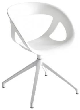 Gaber Plastová židle MOEMA U Barva kostry bílá kostra Barva plastu Gaber hnědá 52