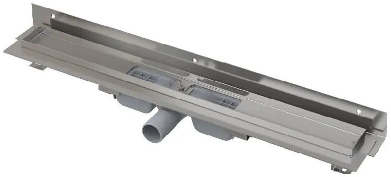 Alca - Sprchový žlab Flexible Low 95 cm, s nastavitelným límcem ke stěně, nerez APZ104-950
