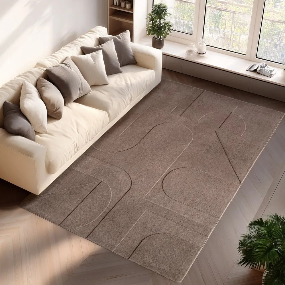 Béžový pratelný koberec 240x340 cm Pompei 1614 – Ayyildiz Carpets