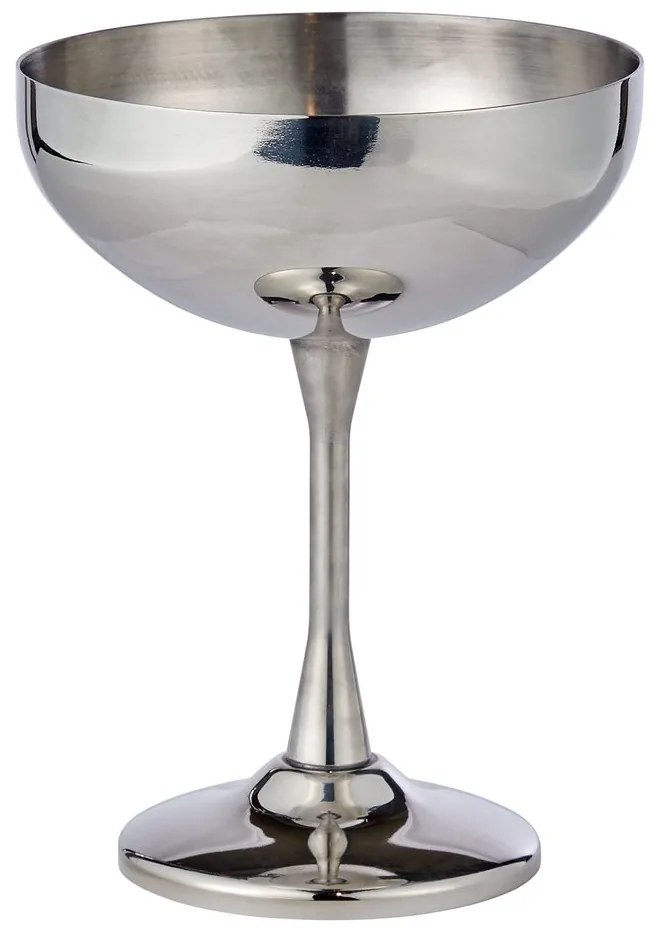 MANHATTAN LOUNGE Pohár na koktejly 260 ml - stříbrná