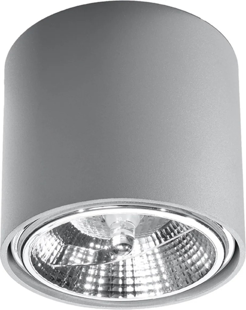 Sollux Lighting Stropní svítidlo TIUBE šedé