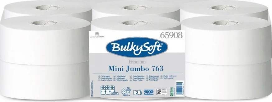 BulkySoft Premium toaletní papír mini jumbo 145 m 1 Ks.