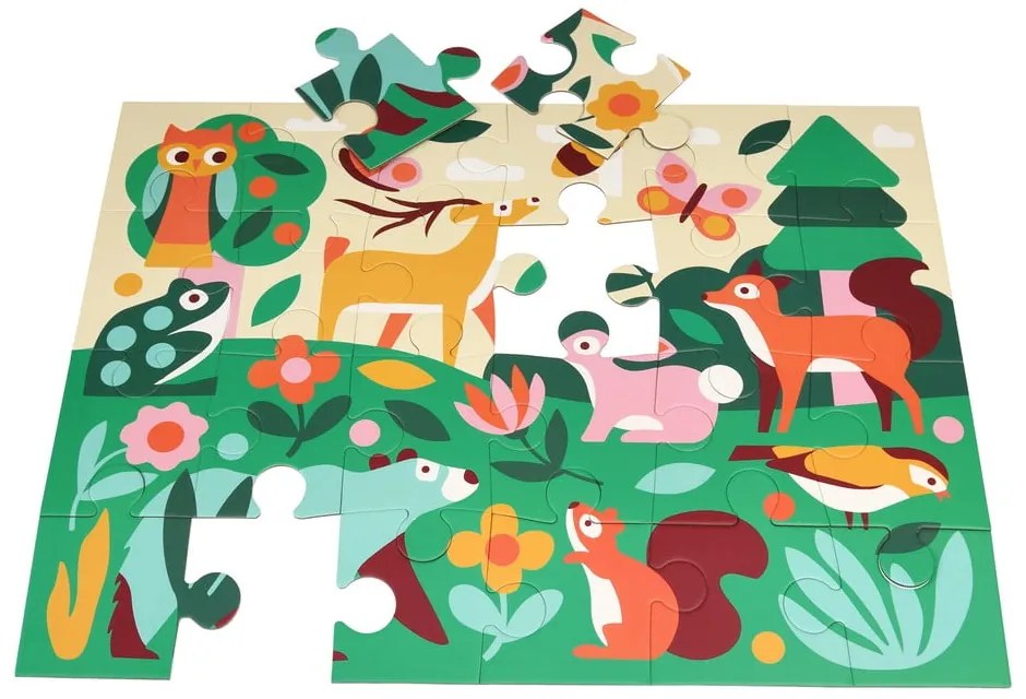 Puzzle (počet dílků 24) Woodland – Rex London Biano.cz