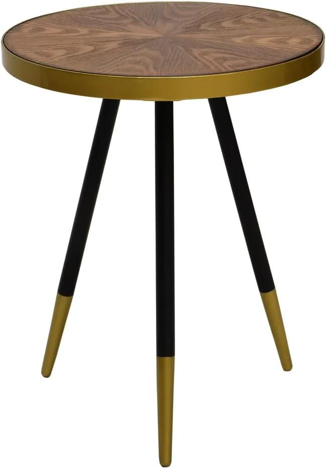 Konferenční stolek s deskou v dekoru ořechového dřeva RGE Facett, výška 55 cm