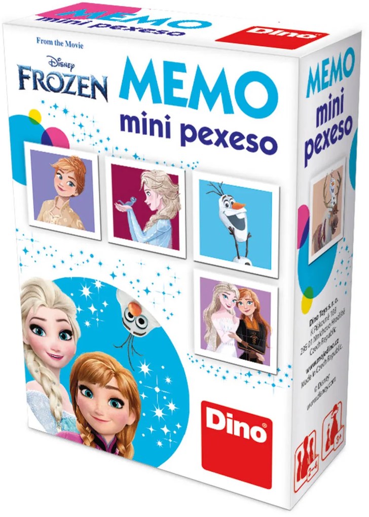 DINO HRA Pexeso Disney III. mini 12 dvojic 4 druhy *SPOLEČENSKÉ HRY* dn601093