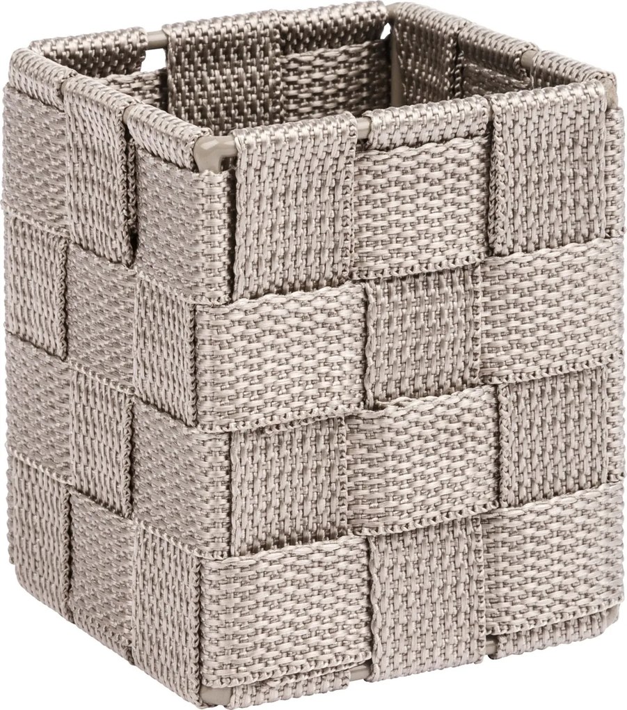 Wenko Koupelnový košík Adria Cubo, 9 x 7,5 x 7,5 cm, taupe
