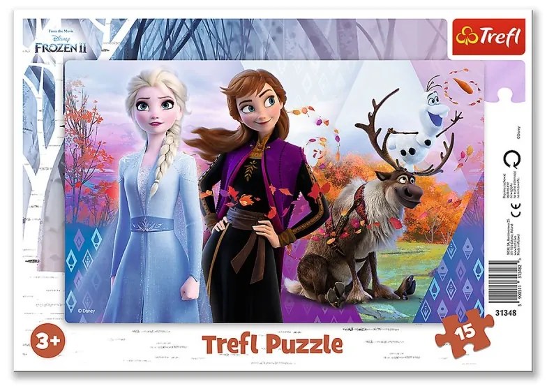 31348 DR Dětské puzzle - Frozen IV. - 15ks