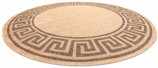 Koberec SIZAL FLOORLUX kruh 20014 mais / coffee